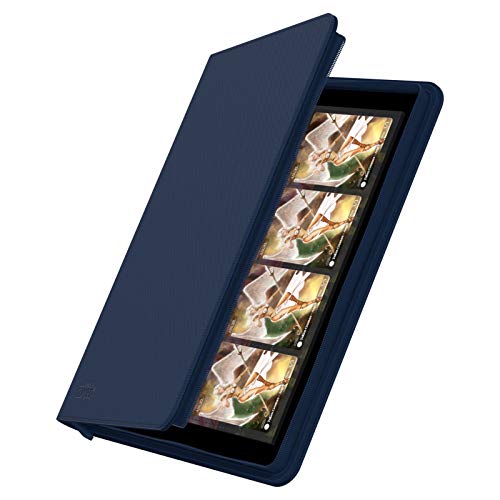 Ultimate Guard 8 Pocket Quadrow Zipfolio Xeno Deck Case, Blue