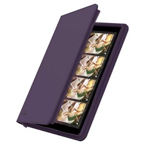 Ultimate Guard 8 Pocket Quadrow Zipfolio Xeno Deck Case, Purple