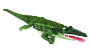 xichen® 39" lifesize green adorable crocodile soft plush toys, large stuffed animals