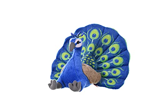 Wild Republic Peacock Plush, Stuffed Animal, Plush Toy, Gifts for Kids, Cuddlekins 12 Inches