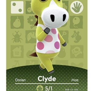 Nintendo Animal Crossing Happy Home Designer Amiibo Card 68 Clyde 068/100