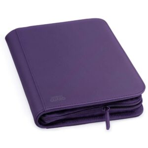 ultimate guard zipfolio 160 – 8 pocket xenoskin purple