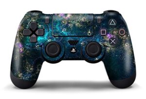 gamexcel skins compatible with ps4 controller - stickers compatible with playstation dualshock 4 - decals cover skin accessories compatible with ps4 slim controllers - universe