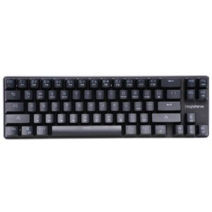 Qisan Gaming Keyboard Mechanical Keyboard Black Switch Backlight Keyboard 68-Keys Mini Design (60%) Black Magicforce