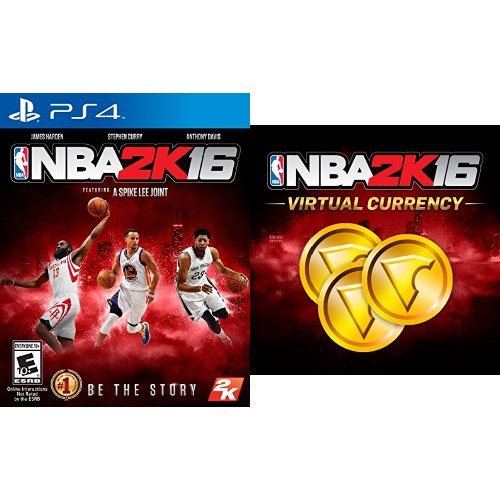 NBA 2K16 Game + 15,000 VC - PlayStation 4