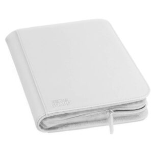 ultimate guard zipfolio 160 - 8 pocket xenoskin white display album