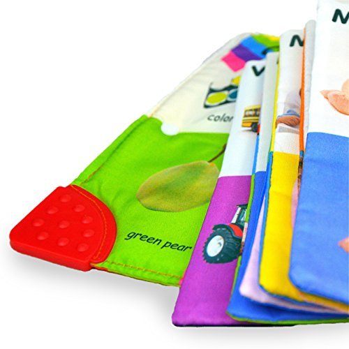 MAMMA Kiddie Baby Soft Activity Book, My First Word Book, Best cloth book, baby encyclopedia, holds up in the wash