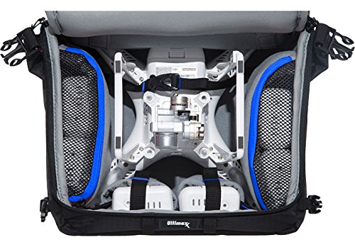 Ultimaxx Backpack for DJI Quadcopter Drones: Phantom 2, 3 (Pro, Adv, Standard, 4K), Phantom 4 RTK, P4 Multispectral, Mavic 3 (Pro, T, Enterprise, M), Matrice 30 & 350.