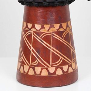 X8 Drums Djembe, Brown, 8.5-inch (X8-DJ-BKP-73)