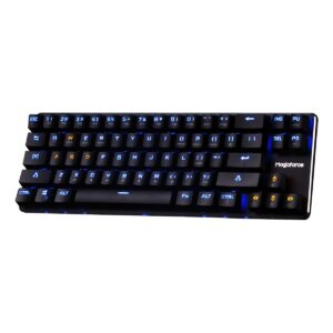 qisan gaming keyboard mechanical keyboard black switch backlight keyboard 68-keys mini design (60%) black magicforce