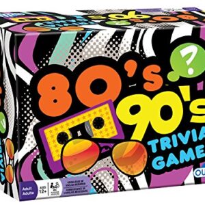 Outset Media - 80's 90's Trivia - Includes 220 Cards with Over 1200 Fun Questions and Answers - Ages 12+