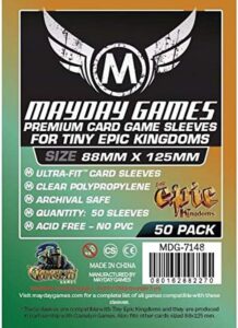 tiny epic kingdom sleeves(88x125mm)-50 premium