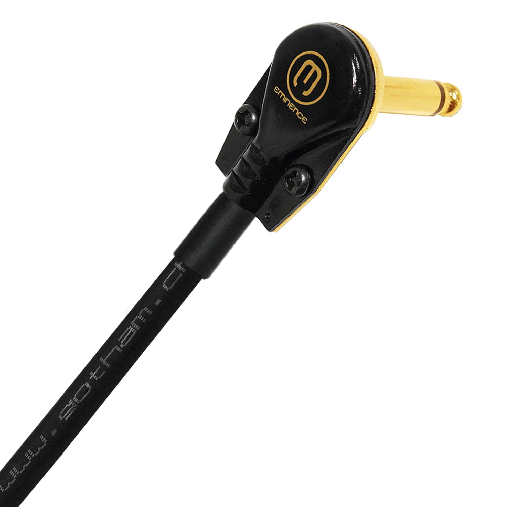 WORLDS BEST CABLES 3 Units - 10 Inch - Gotham GAC-1 Ultra Pro - Low-Cap (21pF/ft) Guitar Bass Effects Instrument, Patch Cable & Gold (6.35mm) Low-Profile R/A Pancake Type Connectors - Custom Made