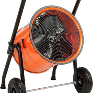 Global Industrial Portable Electric Salamander Heater, 240V 15 KW 1 Phase With 25'L Cable