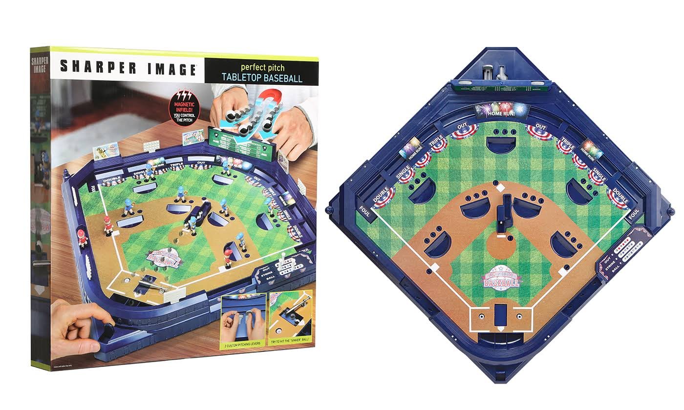 Sharper Image Perfect Pitch Tabletop Baseball Game