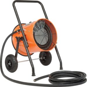 global industrial portable electric salamander heater, 240v 15 kw 1 phase with 25'l cable