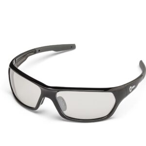 Miller 272202 Slag Safety Glasses, Indoor/Outdoor Lens, Black Frame