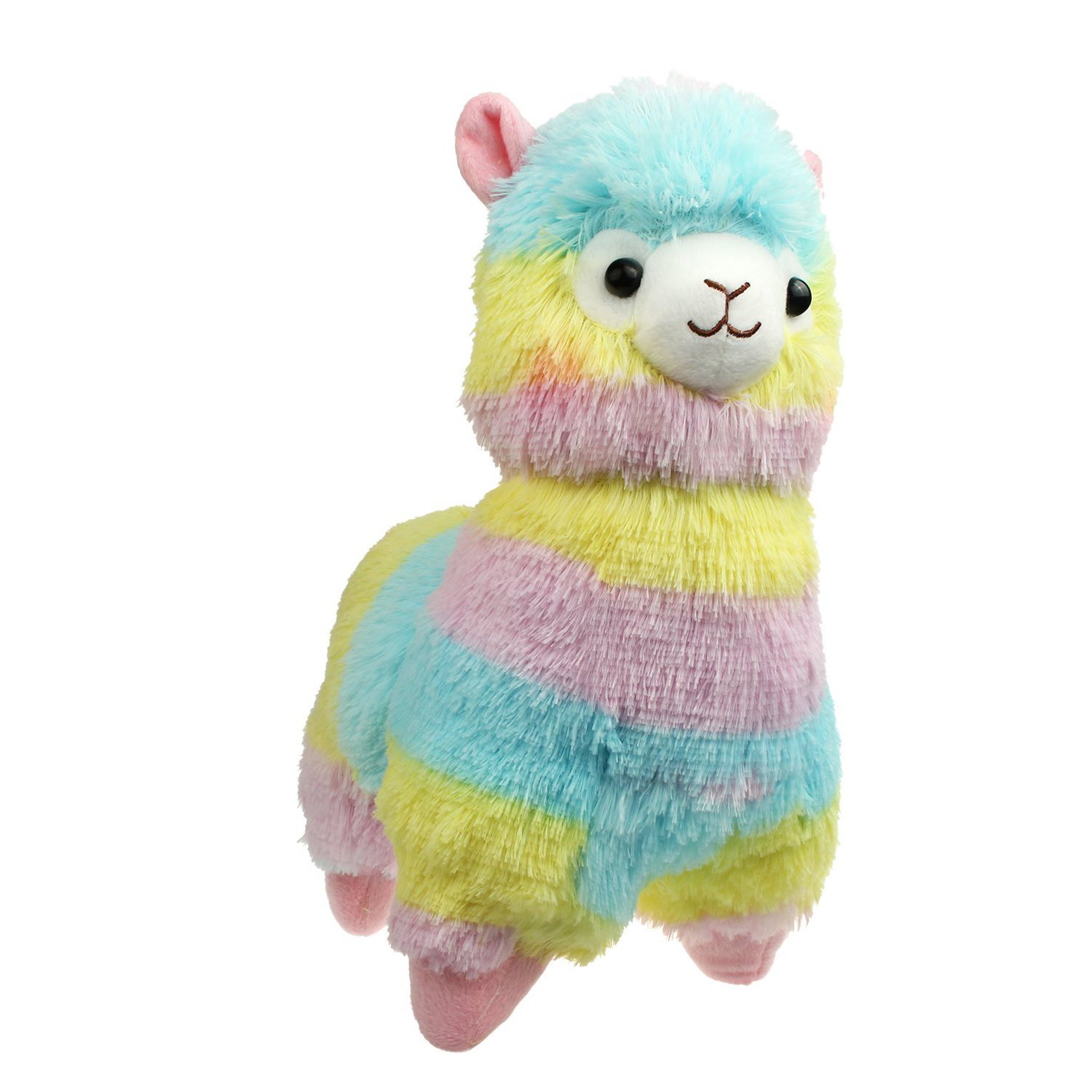 Cuddly Llama Rainbow Alpaca Doll 7" Soft Baby Stuffed Animal Toy Valentine's Day Birthday Xmas Christmas Wedding Anniversary Presents Gifts