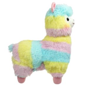 Cuddly Llama Rainbow Alpaca Doll 7" Soft Baby Stuffed Animal Toy Valentine's Day Birthday Xmas Christmas Wedding Anniversary Presents Gifts