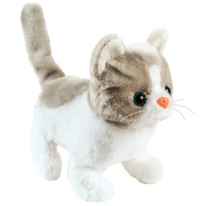 Westminster, Inc. Cloud the Kitten - Cute, Cuddly, Plush Battery Operated Cat Toy Walks, Wiggles, and Meows with Sound