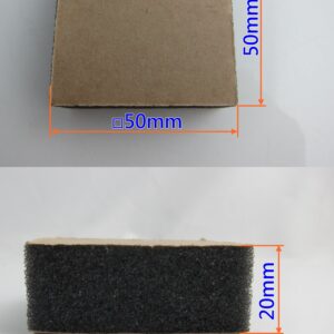 Goedrum Foam Pack 20mm Thick - Drum Trigger Cushion for DIY (Two Adhesive Sides)