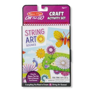 melissa & doug on the go string art scenes set crafts, 1 ea