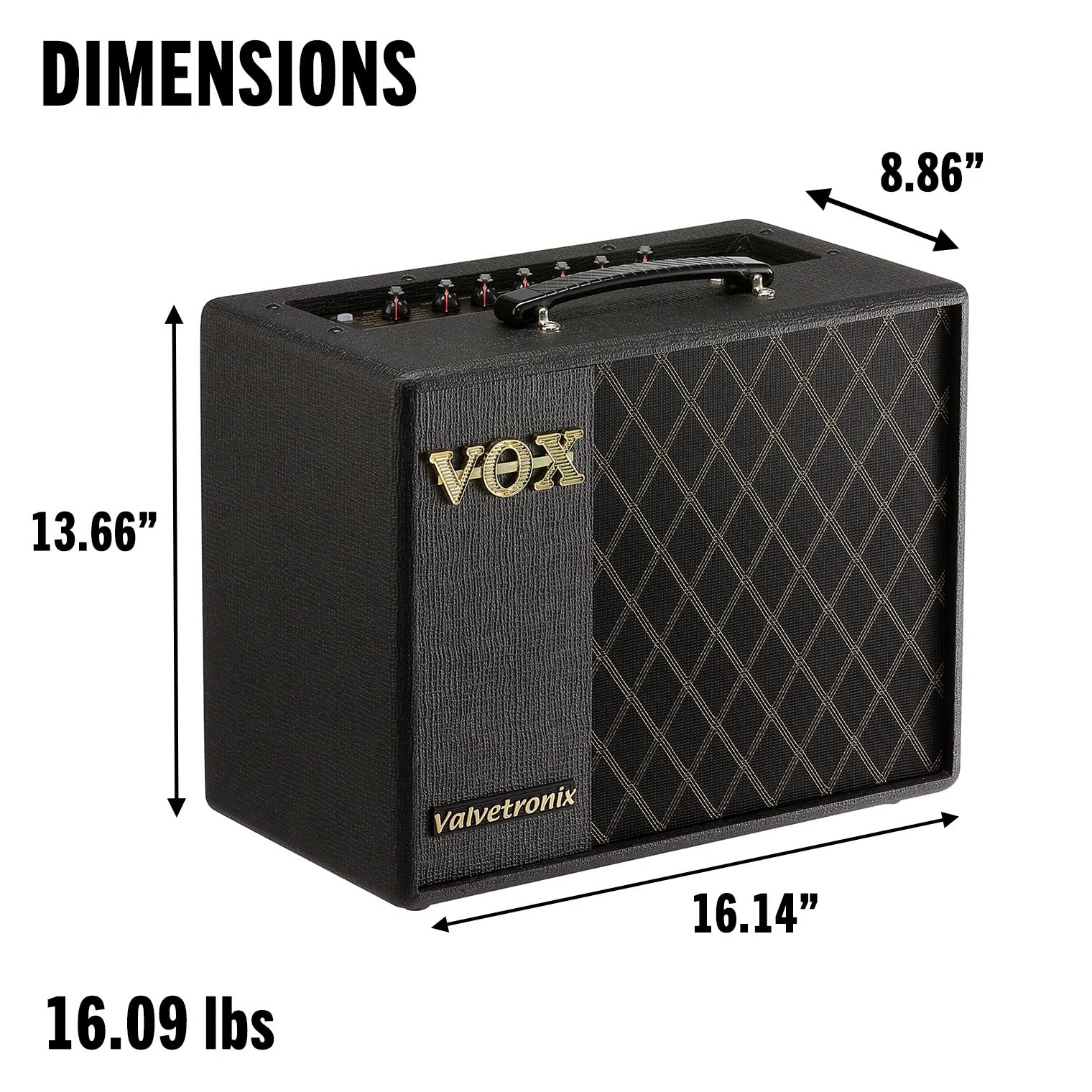 VOX Valvetronix VT20X Modeling Amplifier,Black