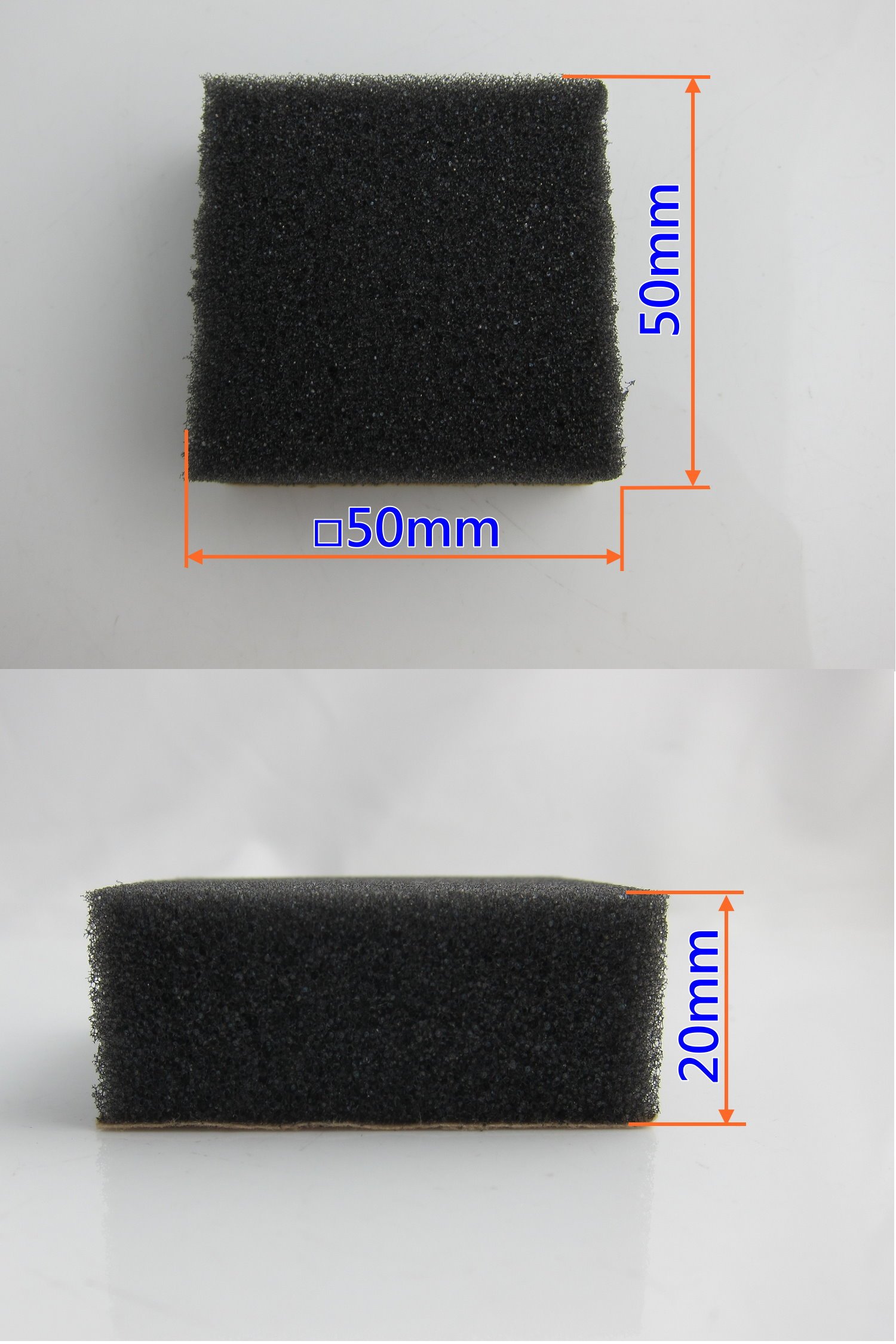 Goedrum Foam Pack 20mm Thick - Drum Trigger Cushion for DIY (One Adhesive Side)