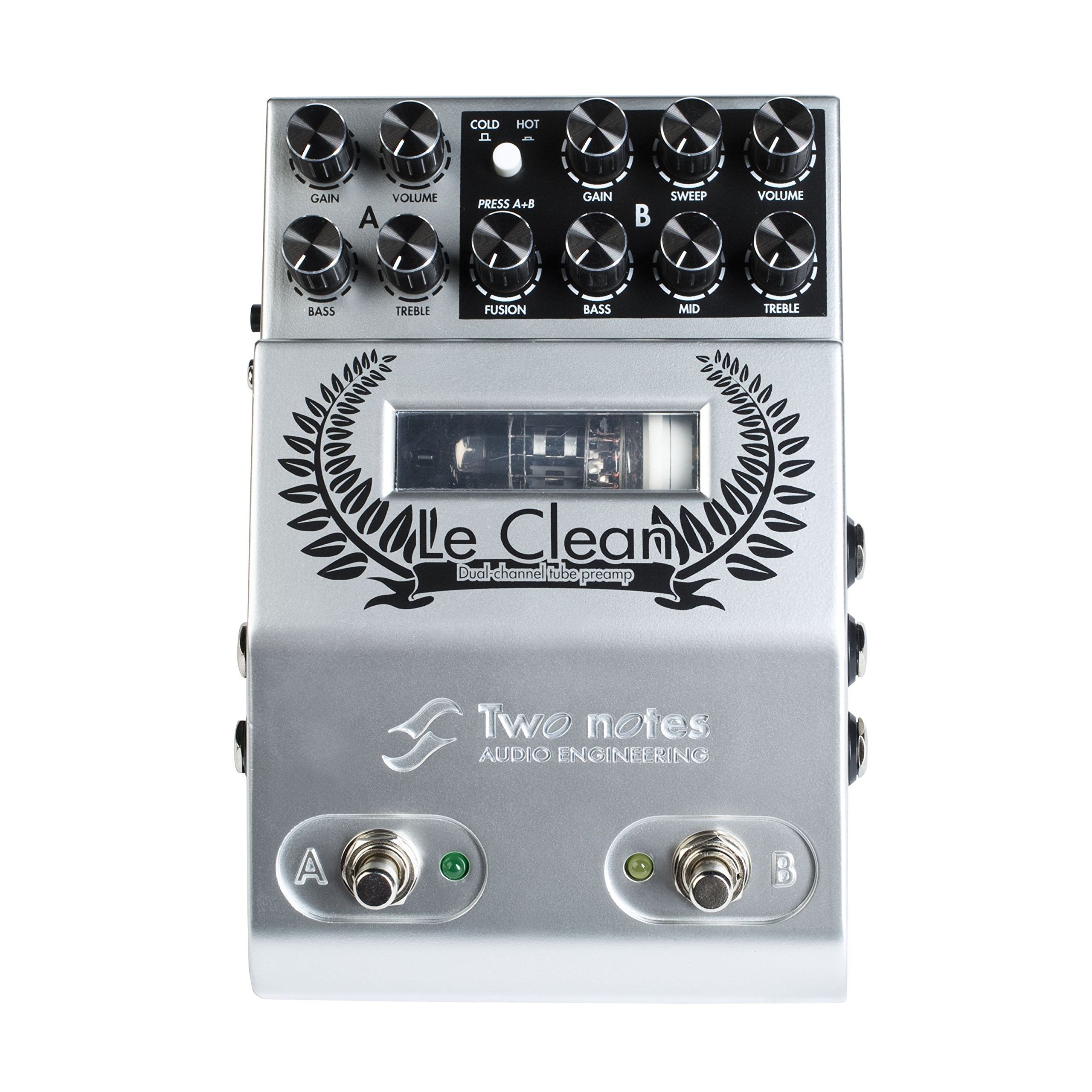 Two Notes Le Clean 2-Channel U.S. Tones Tube Preamp Pedal