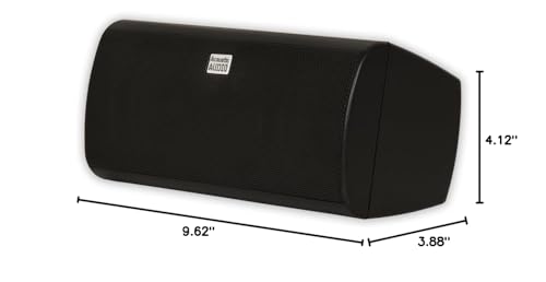 Acoustic Audio by Goldwood Acoustic Audio AA35CB Indoor Center 3 Way Speaker 400 Watts Black Bookshelf, 3-Inch