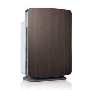 alen breathesmart classic h13 hepa air purifier, air purifiers for home large room w/ 1100 sqft coverage, medical-grade air cleaner for pet dander & odor, up to 12 mos. filter life, espresso