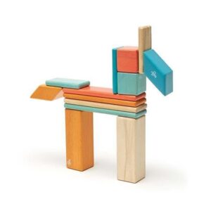 14 Piece Tegu Magnetic Wooden Block Set, Sunset