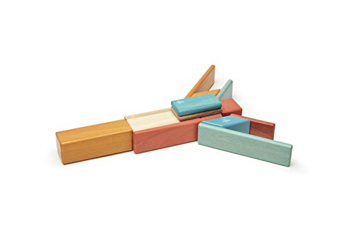 14 Piece Tegu Magnetic Wooden Block Set, Sunset