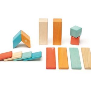 14 Piece Tegu Magnetic Wooden Block Set, Sunset