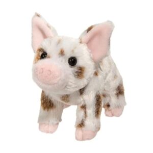 douglas yogi brown spotted pig plush stuffed animal