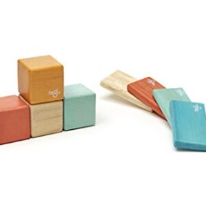 8 Piece Tegu Pocket Pouch Magnetic Wooden Block Set, Sunset