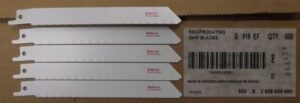 bosch s918ef 6" x 18tpi bi-metal recip saw blades 5pcs bulk