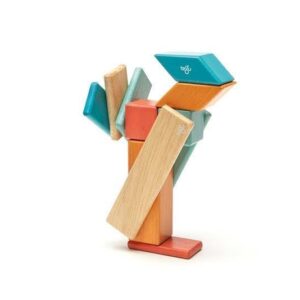 14 Piece Tegu Magnetic Wooden Block Set, Sunset