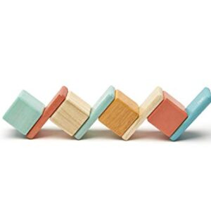 8 Piece Tegu Pocket Pouch Magnetic Wooden Block Set, Sunset