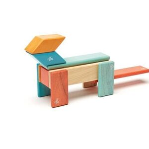 14 Piece Tegu Magnetic Wooden Block Set, Sunset