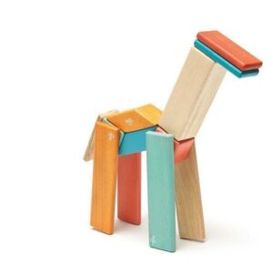 14 Piece Tegu Magnetic Wooden Block Set, Sunset