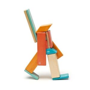 14 Piece Tegu Magnetic Wooden Block Set, Sunset