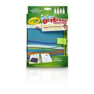 Crayola Washable Dry Erase Travel Pack, Whiteboard for Kids, Ages 4, 5, 6, 7