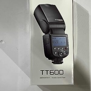 Godox TT600 2.4G Wireless GN60 Master/Slave Camera Flash Remote Control Off Board HSS Speedlite Universal Flash with One Contact for Canon Nikon Sony Pentax Olympus Fuji Lumix…