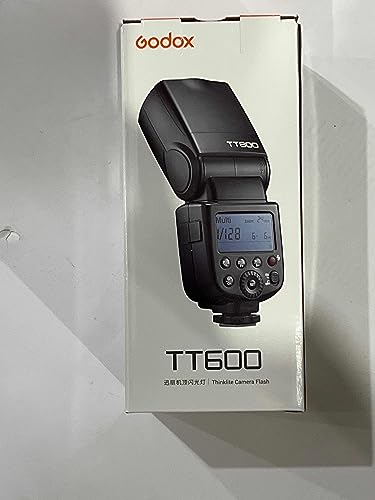 Godox TT600 2.4G Wireless GN60 Master/Slave Camera Flash Remote Control Off Board HSS Speedlite Universal Flash with One Contact for Canon Nikon Sony Pentax Olympus Fuji Lumix…