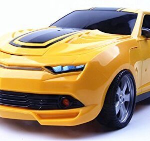 Surpass Remote Controlled Transformation Robot Shape-shift Action Figure, Remote Control Action Figure Model Car Toy for Kids, 1:14 Proportion Bumblebee (1:14 Proportion Big Size)