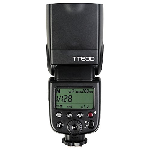 Godox TT600 2.4G Wireless GN60 Master/Slave Camera Flash Remote Control Off Board HSS Speedlite Universal Flash with One Contact for Canon Nikon Sony Pentax Olympus Fuji Lumix…