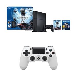 playstation 4 500gb console - star wars battlefront bundle with dualshock 4 controller