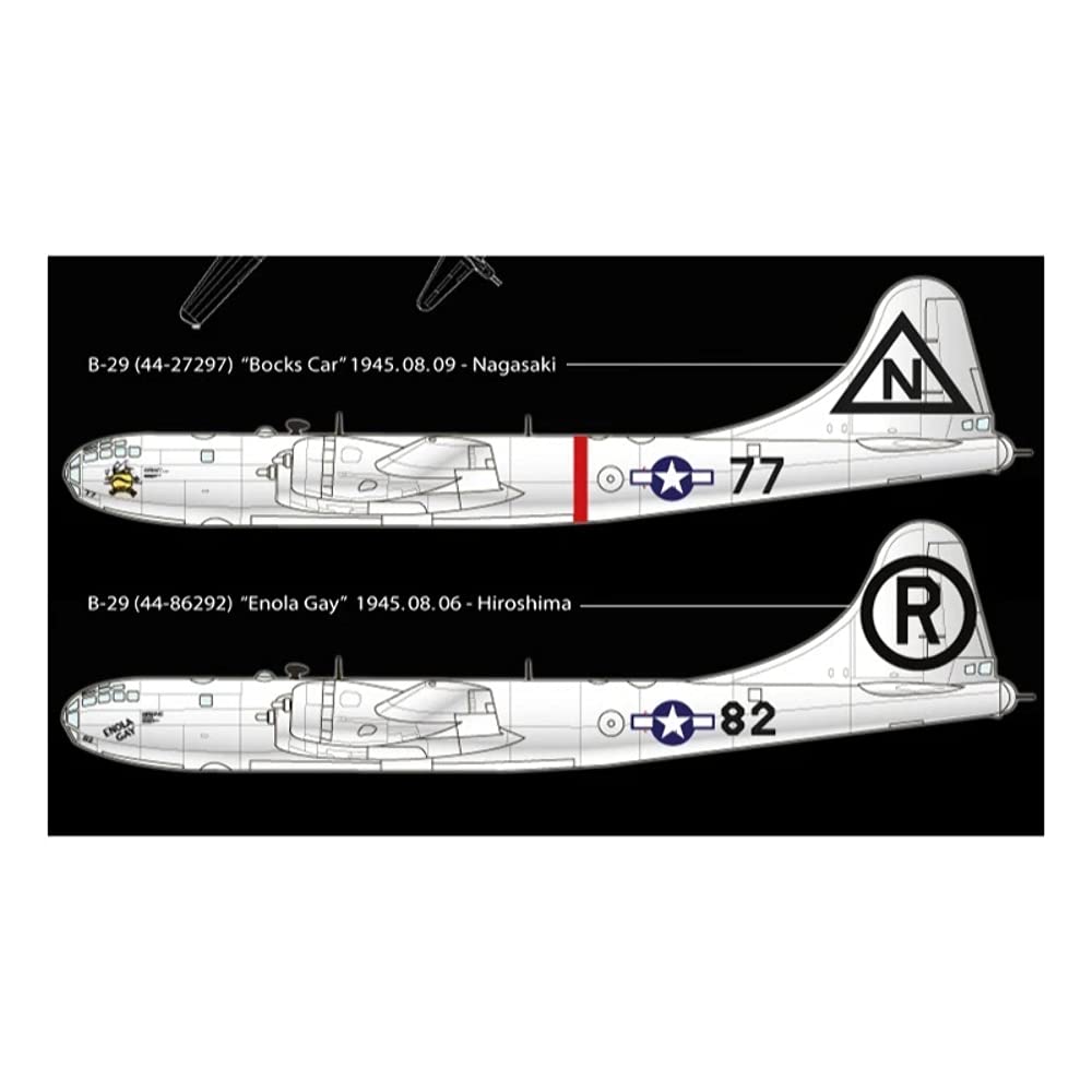 Academy Hobby Model Kits Scale Model : Airplane & Jet Kits (1/72 B-29A Enola Gay & Bockscar)