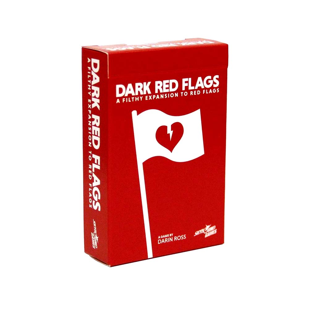 Skybound Entertainment Dark Red Flags : Expansion Deck for Card Game of Terrible Dates| Adult Party Game, 75 New Cards, 3-10 Players, Ages 17+